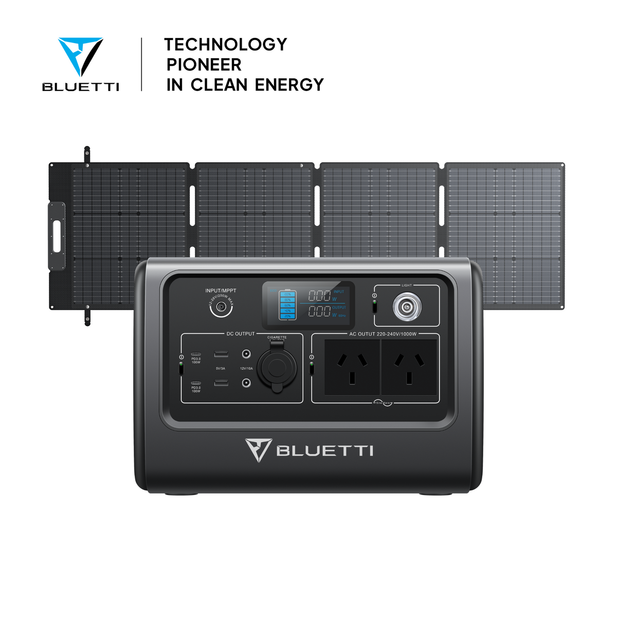 BLUETTI EB70(Grey) + Solar Panels | Solar Generator Kit - BLUETTI AU